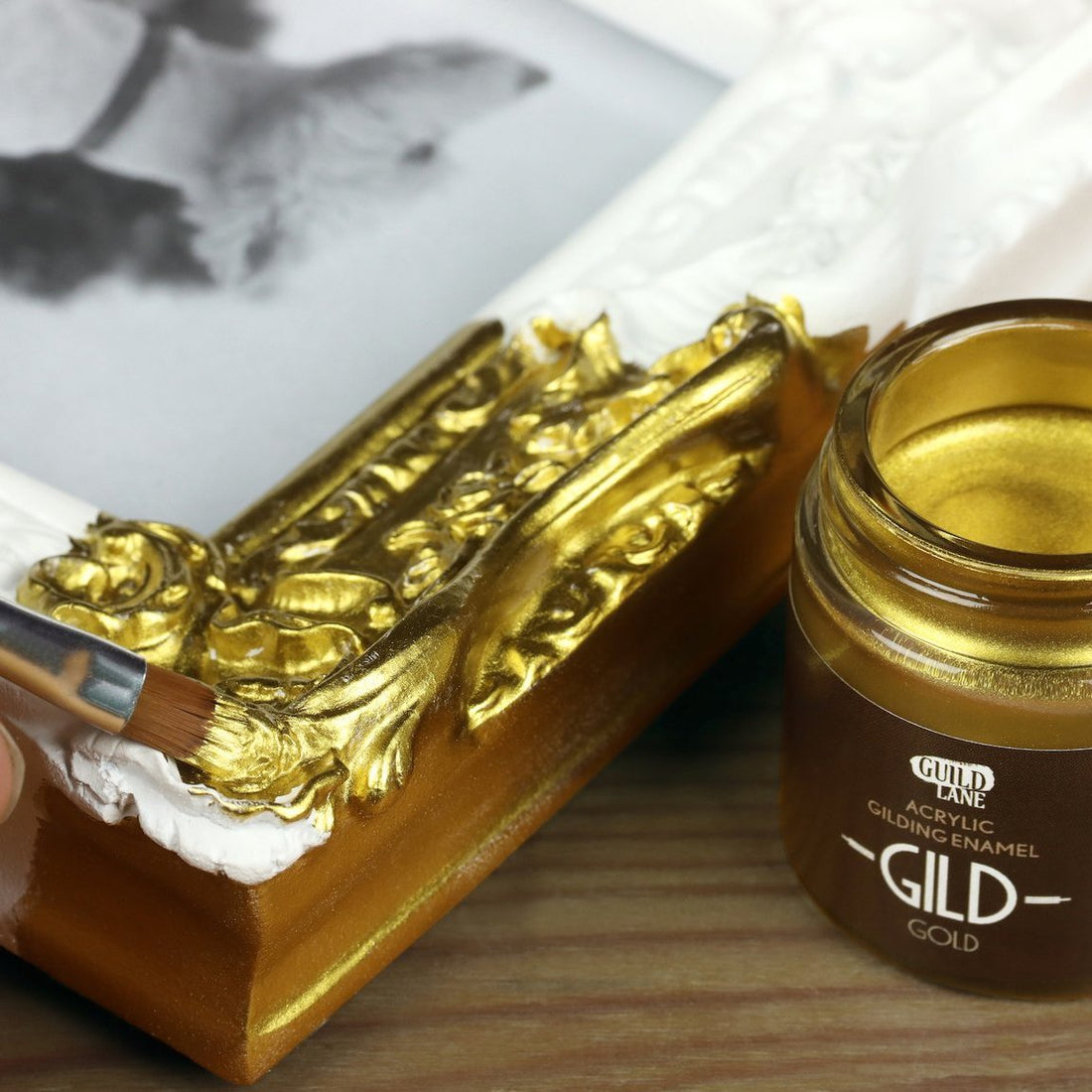 Gold Acrylic Gilding Enamel – Guild Lane